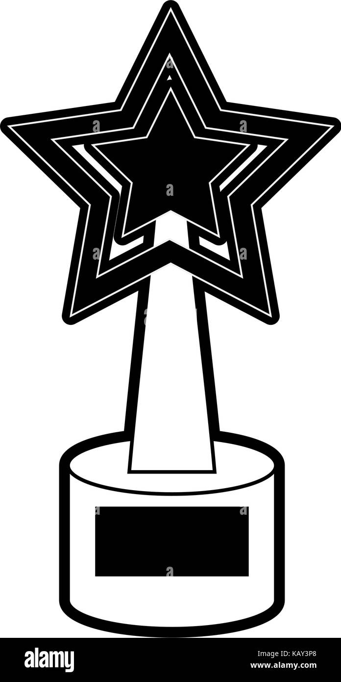 trophy star shape icon image Stock Vector Image & Art - Alamy