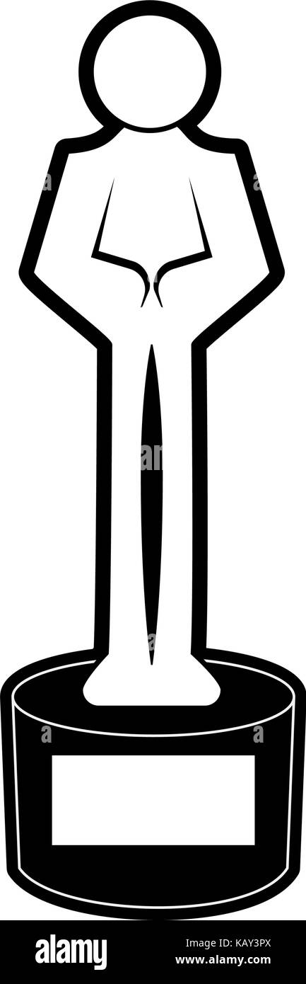human shape trophy icon image Stock Vector Image & Art - Alamy