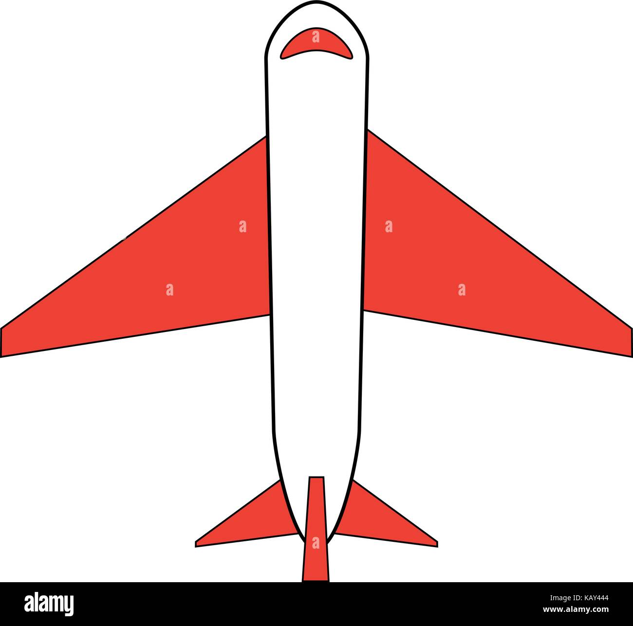 airplane topview icon image Stock Vector Image & Art - Alamy