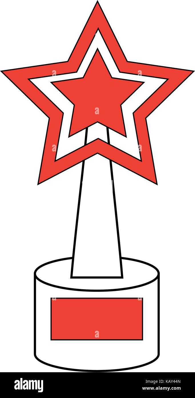 trophy star shape icon image Stock Vector Image & Art - Alamy