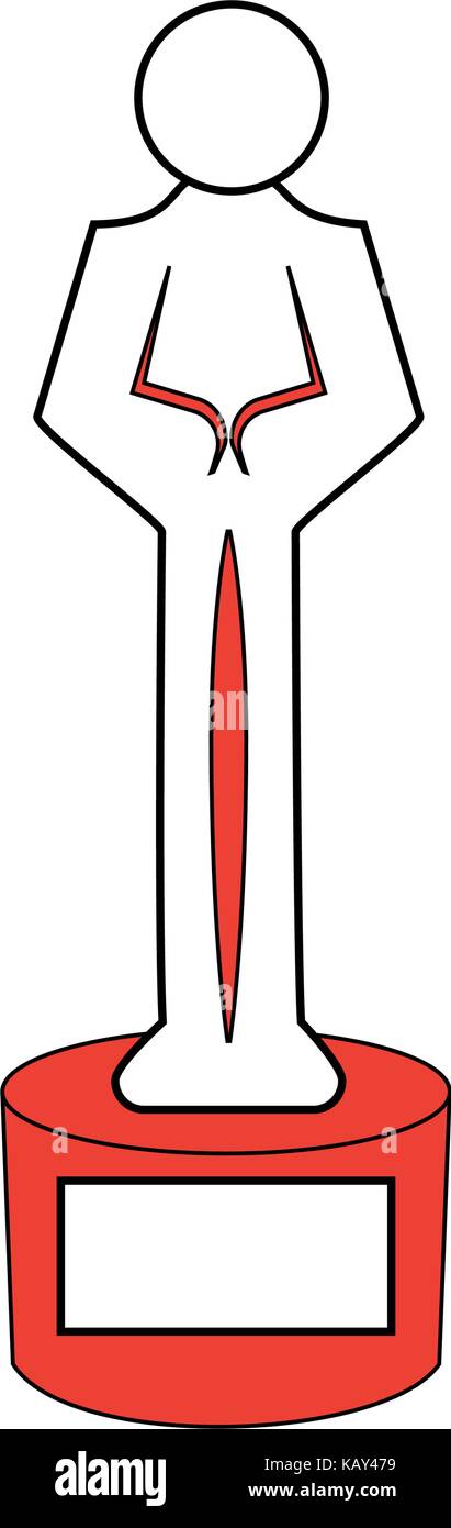 human shape trophy icon image Stock Vector Image & Art - Alamy