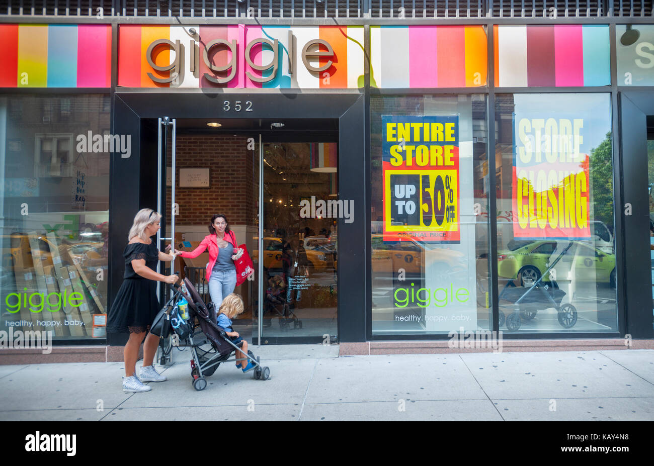 A Giggle baby boutique in the Upper West Side neighborhood in New York ...