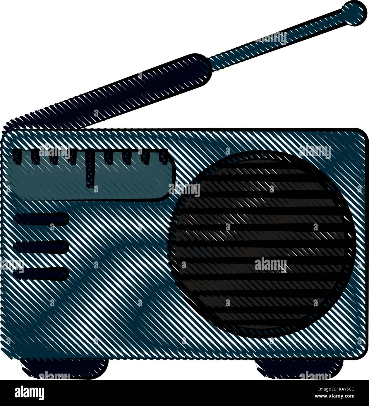 small radio with antenna icon image Stock Vector Image & Art - Alamy