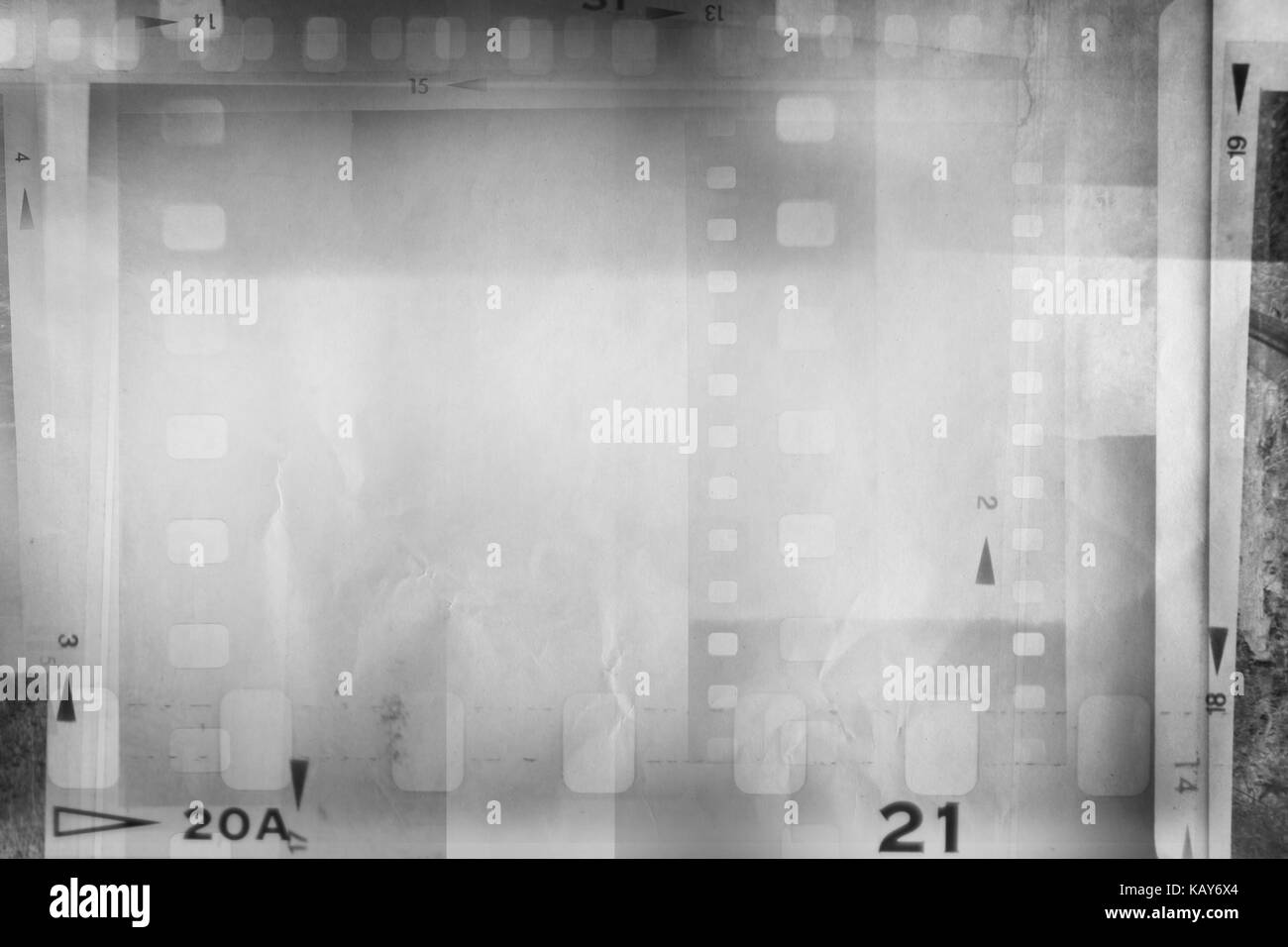 Overlapping film negative frames background Stock Photo - Alamy