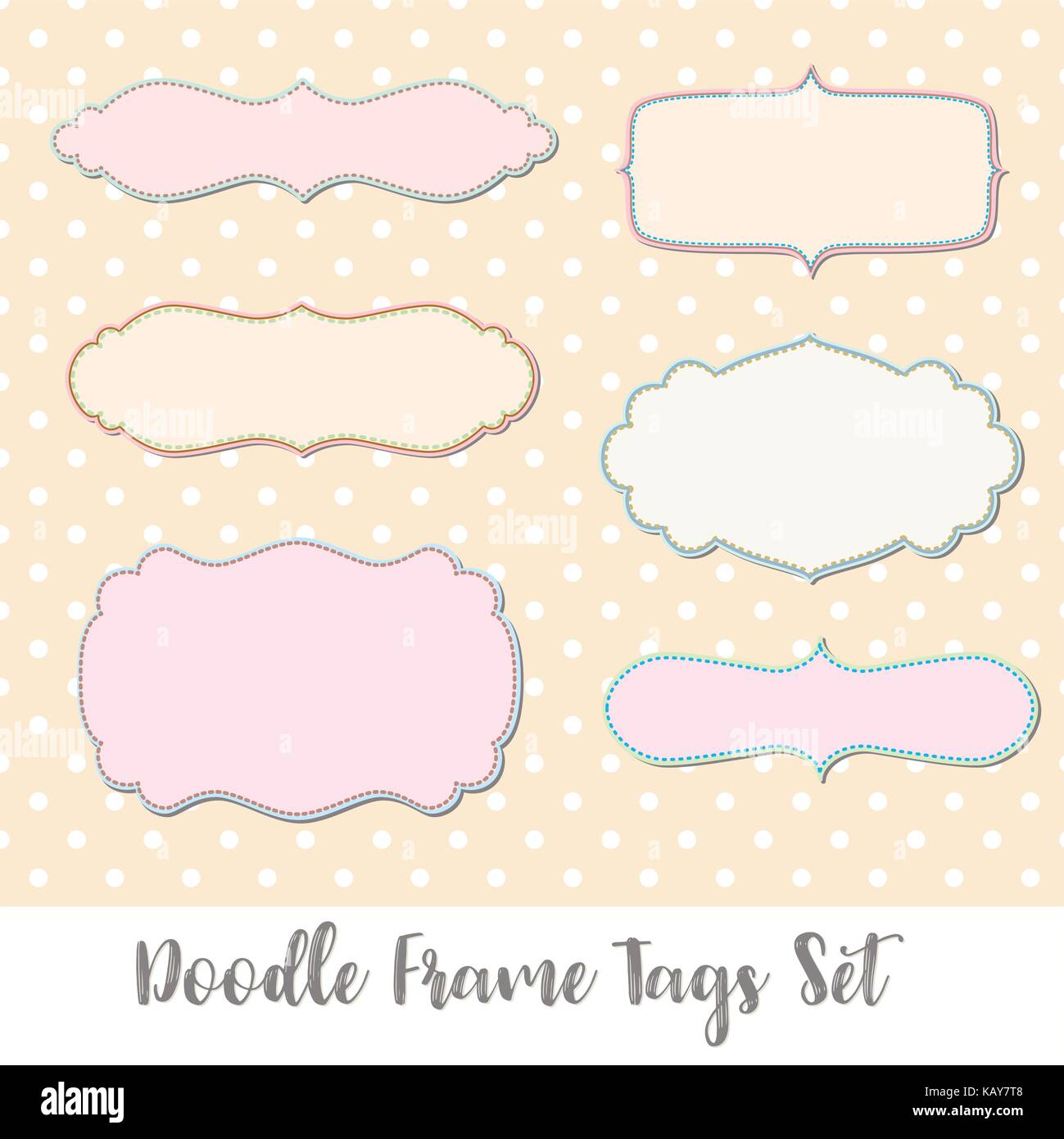 Doodle frame hi-res stock photography and images - Alamy