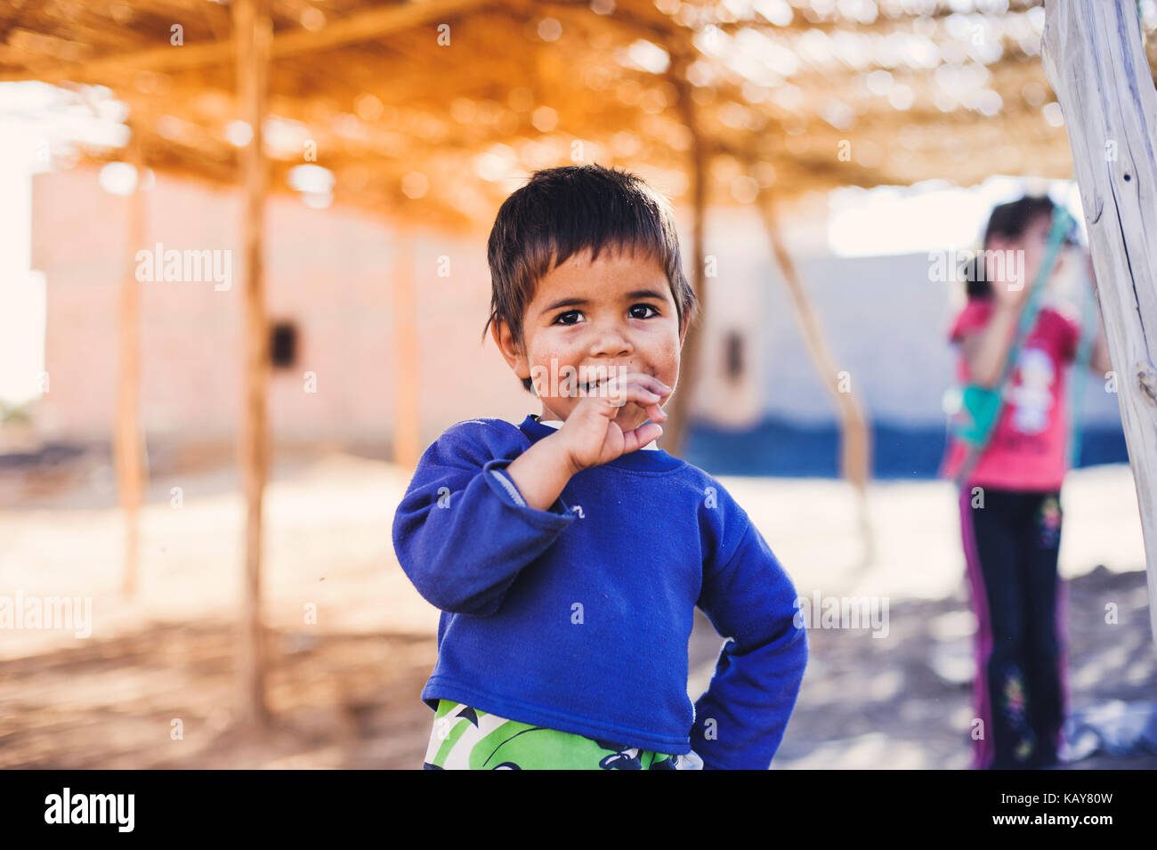 Moroccan boy smiling hi-res stock photography and images - Alamy