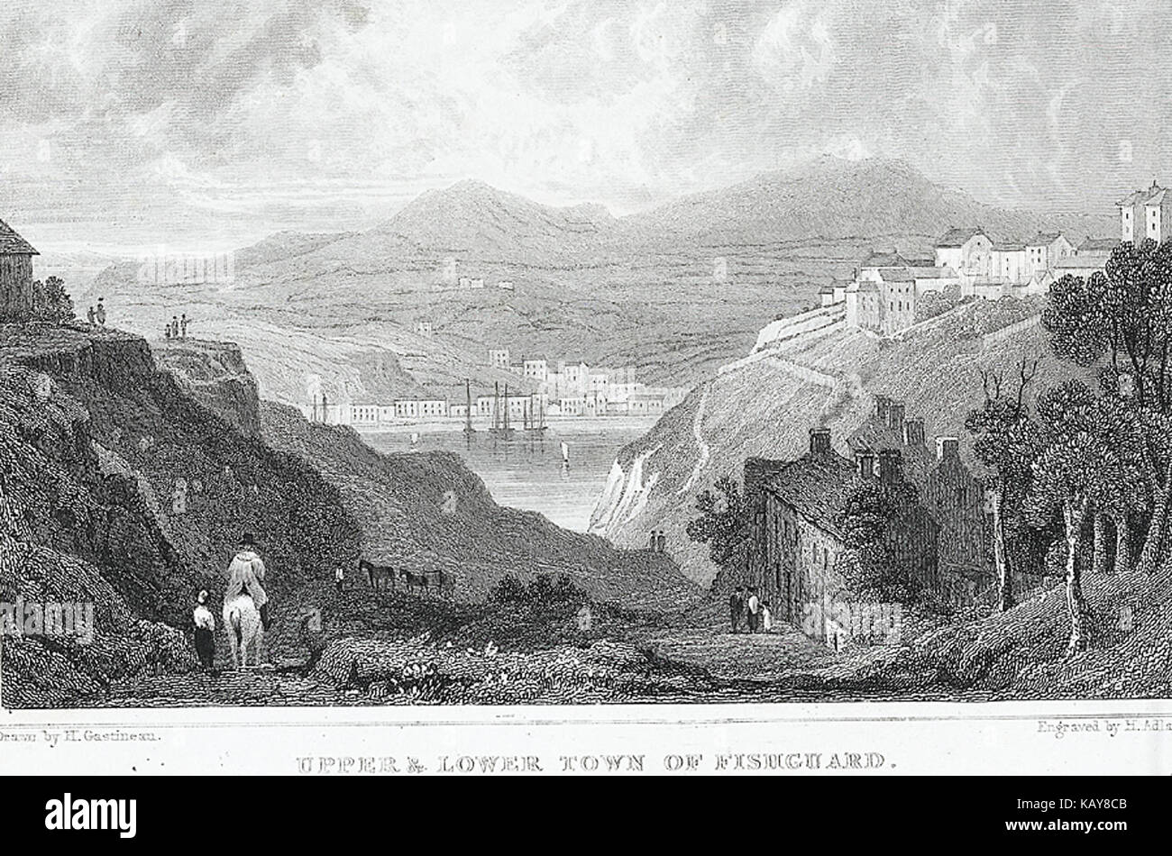 Fishguard map hi-res stock photography and images - Alamy