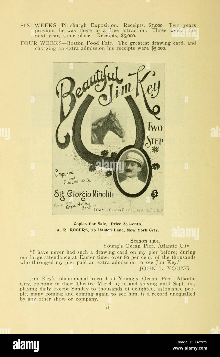 Page 16 of 'The Story of Beautiful Jim Key' chronicles the life of the ...