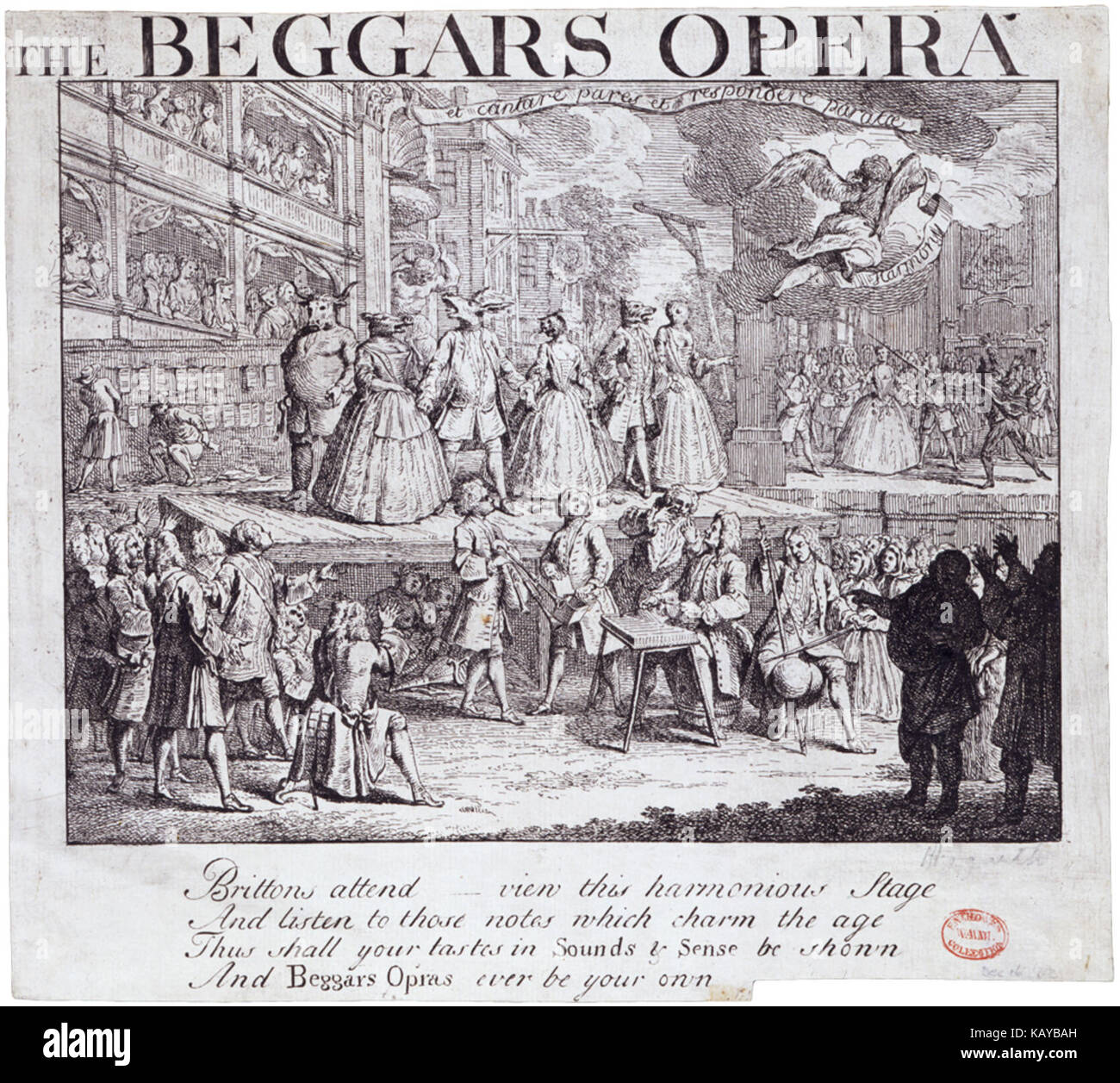 William Hogarth the beggar's opera Stock Photo - Alamy