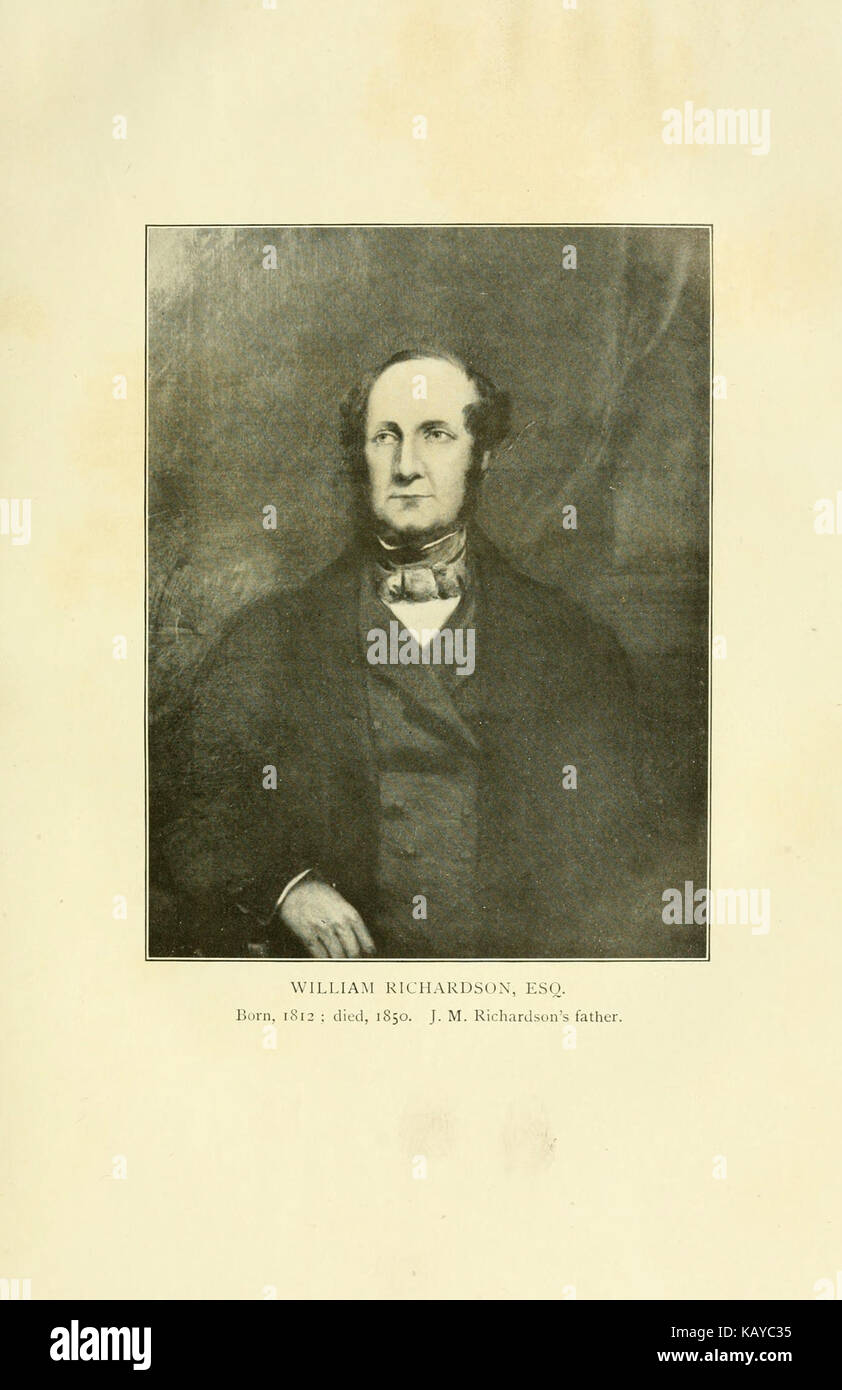 The life of a great sportsman (John Maunsell Richardson) BHL16772574 Stock Photo - Alamy