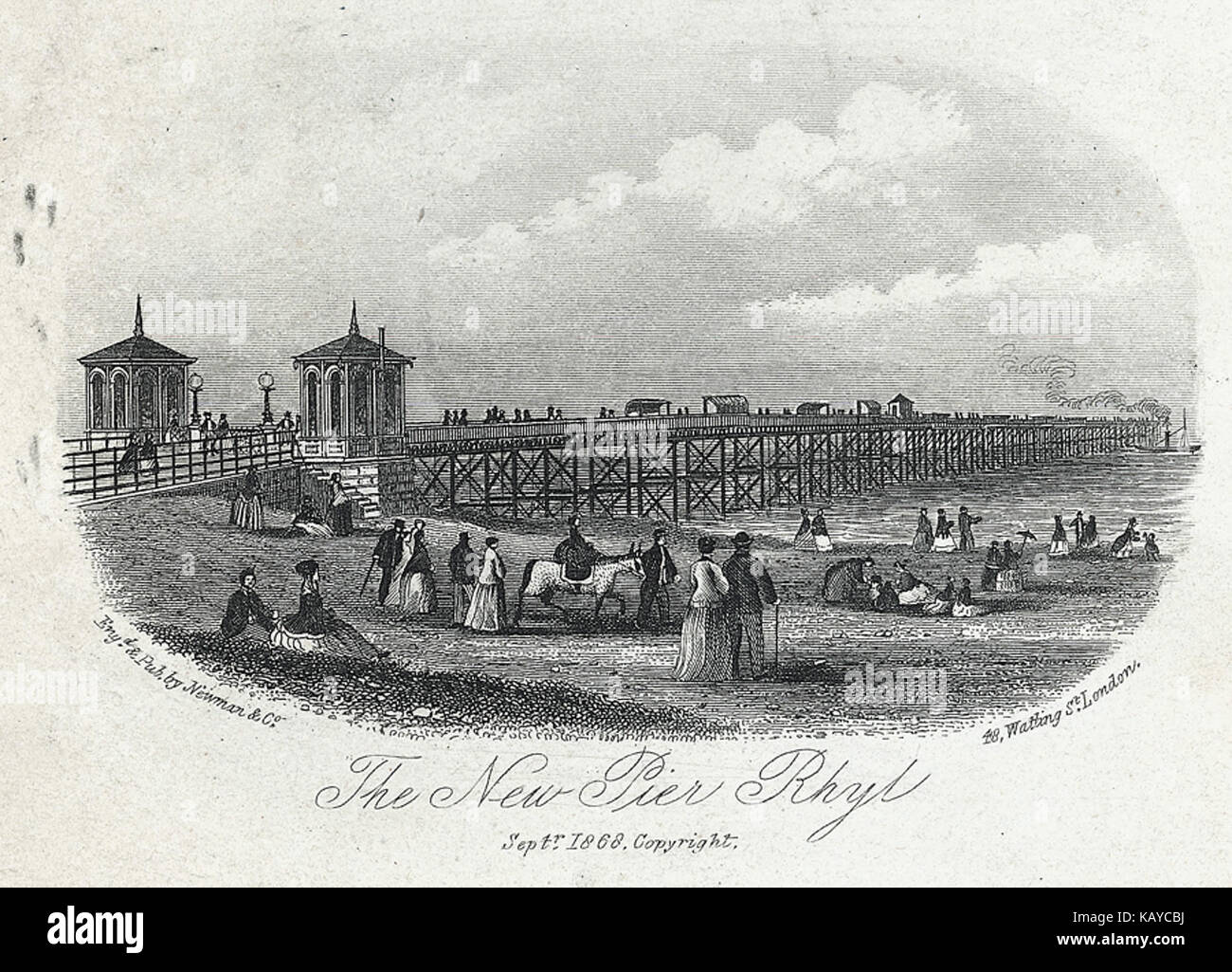 Map of rhyl hi-res stock photography and images - Alamy