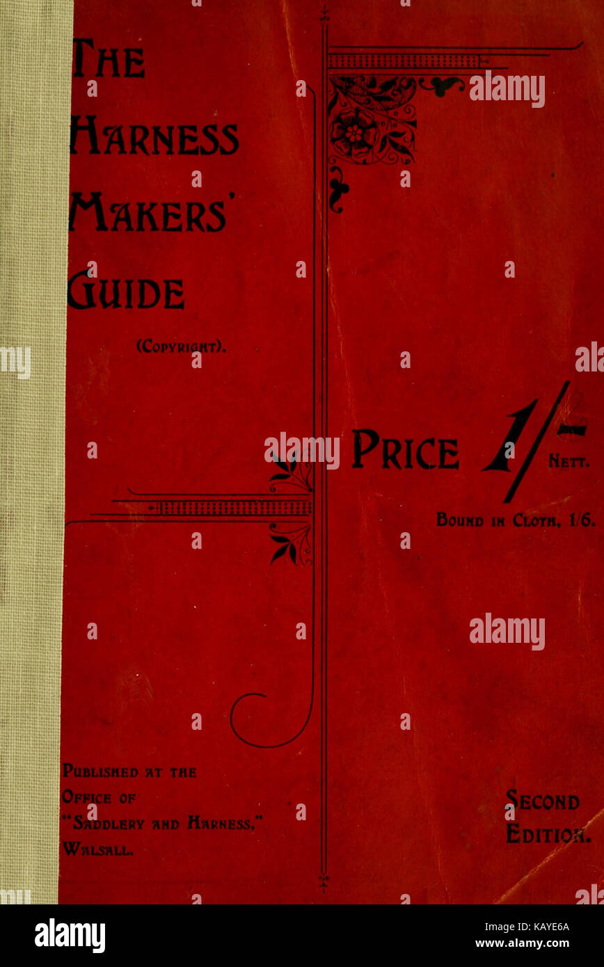 A guide for harness makers, providing detailed instructions and designs ...
