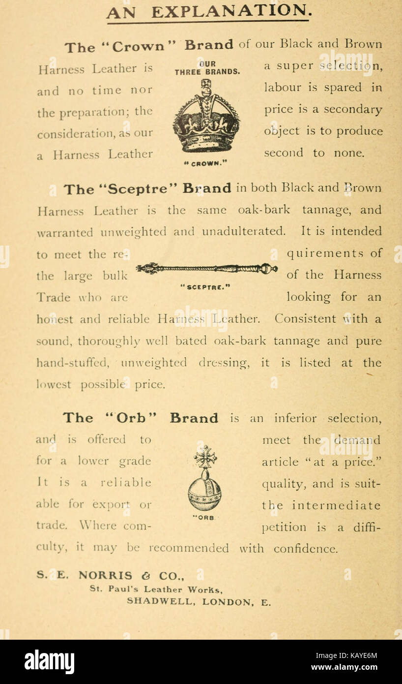 The Harness makers' guide BHL21847856 Stock Photo - Alamy