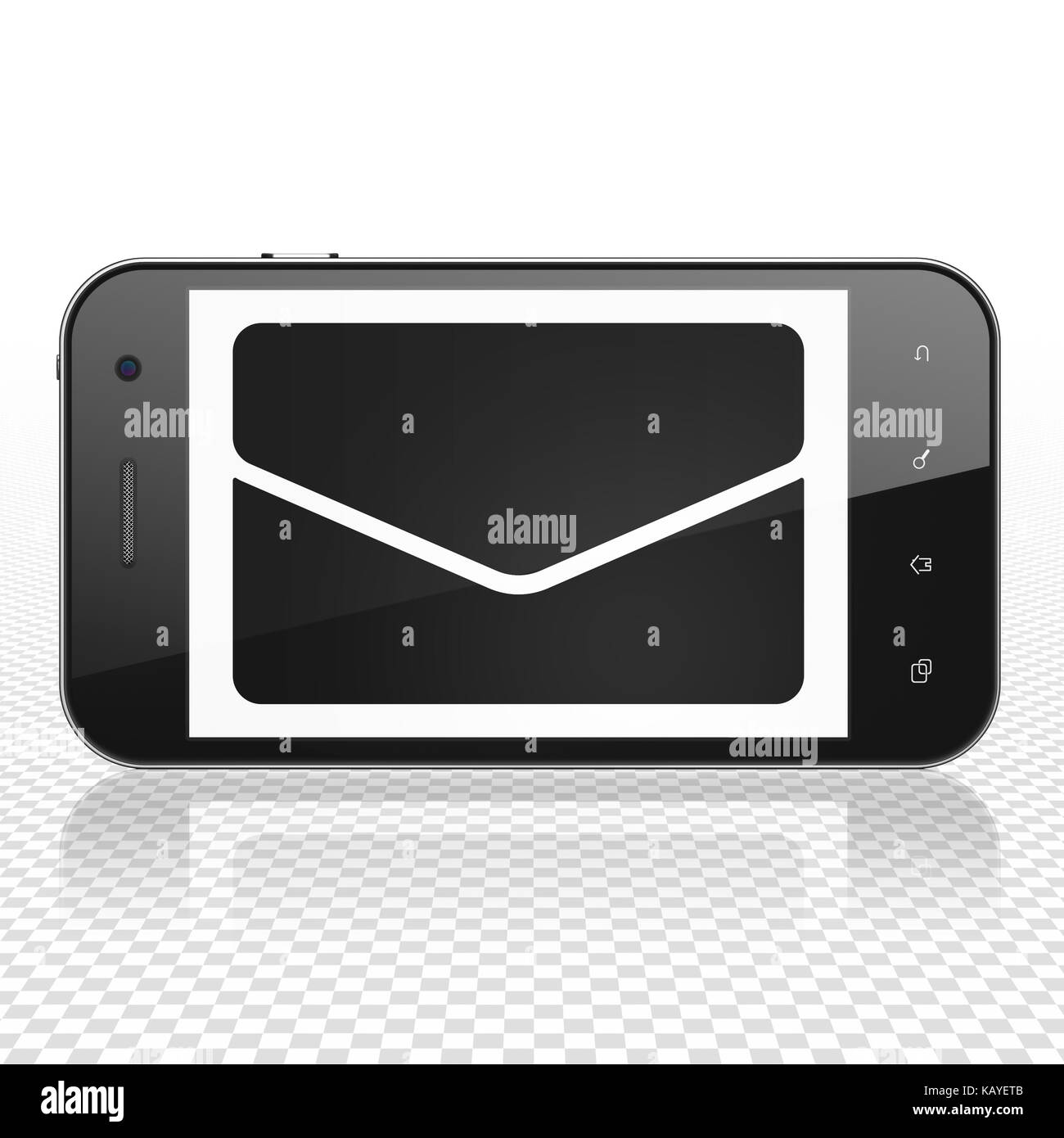 Business concept: Smartphone with Email on display Stock Photo - Alamy