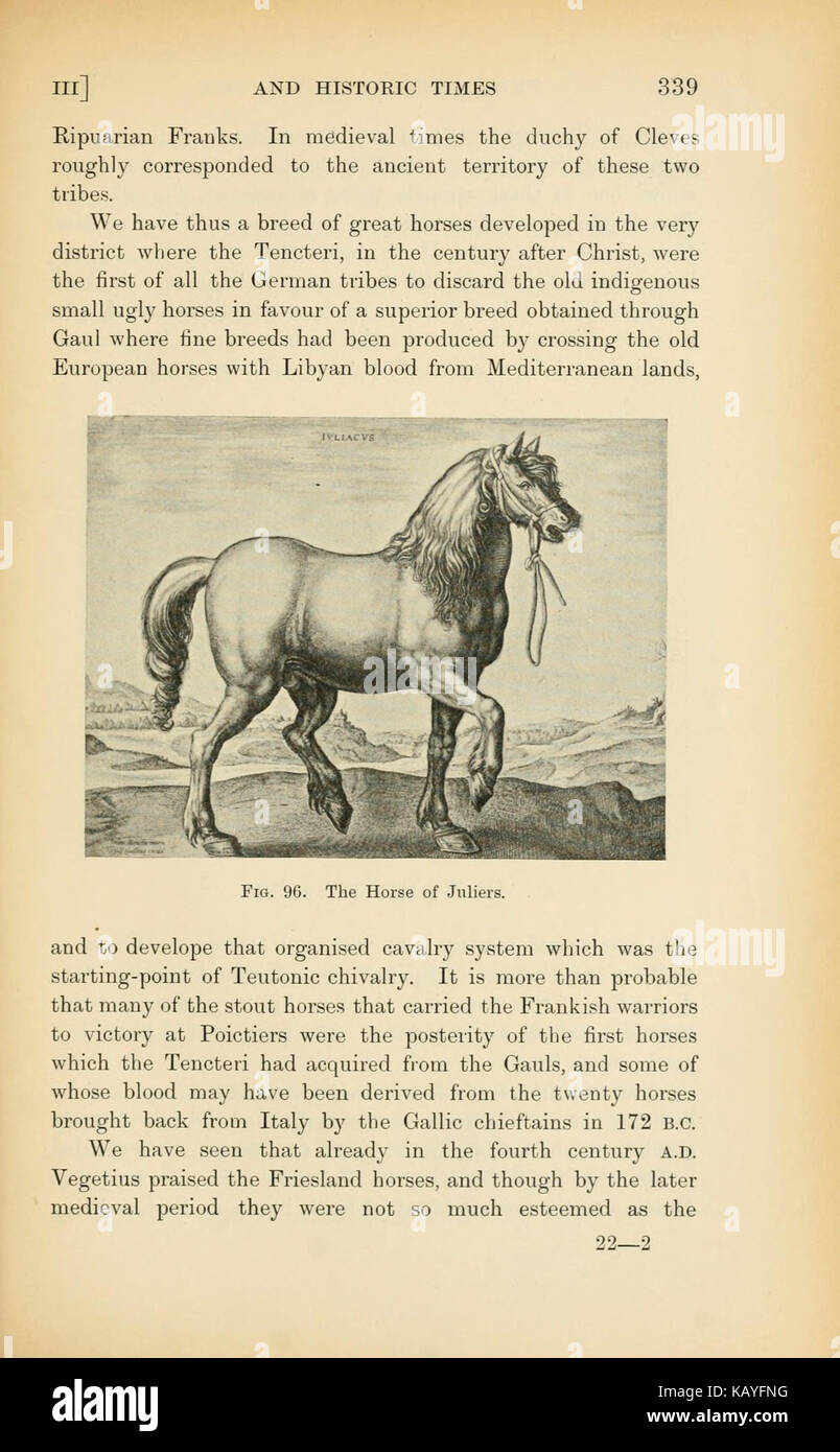 This page from 'The Origin and Influence of the Thoroughbred Horse ...