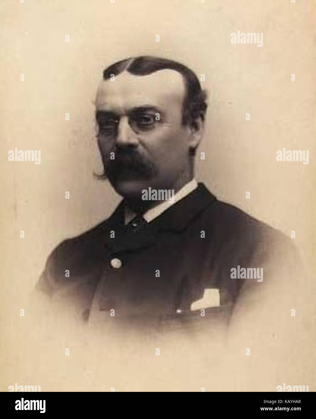Vilhelm Storch by Johan Crone Stock Photo - Alamy