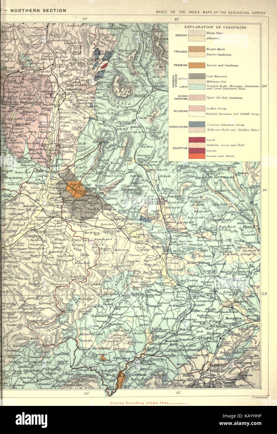 Old map lancaster county hi-res stock photography and images - Alamy
