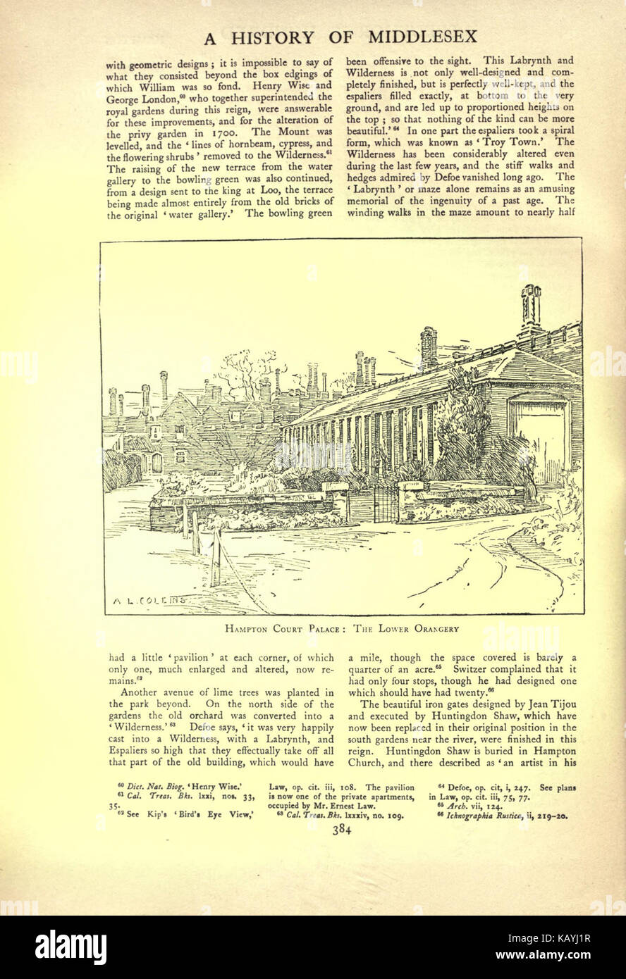 A page from 'The Victoria History of the County of Middlesex ...