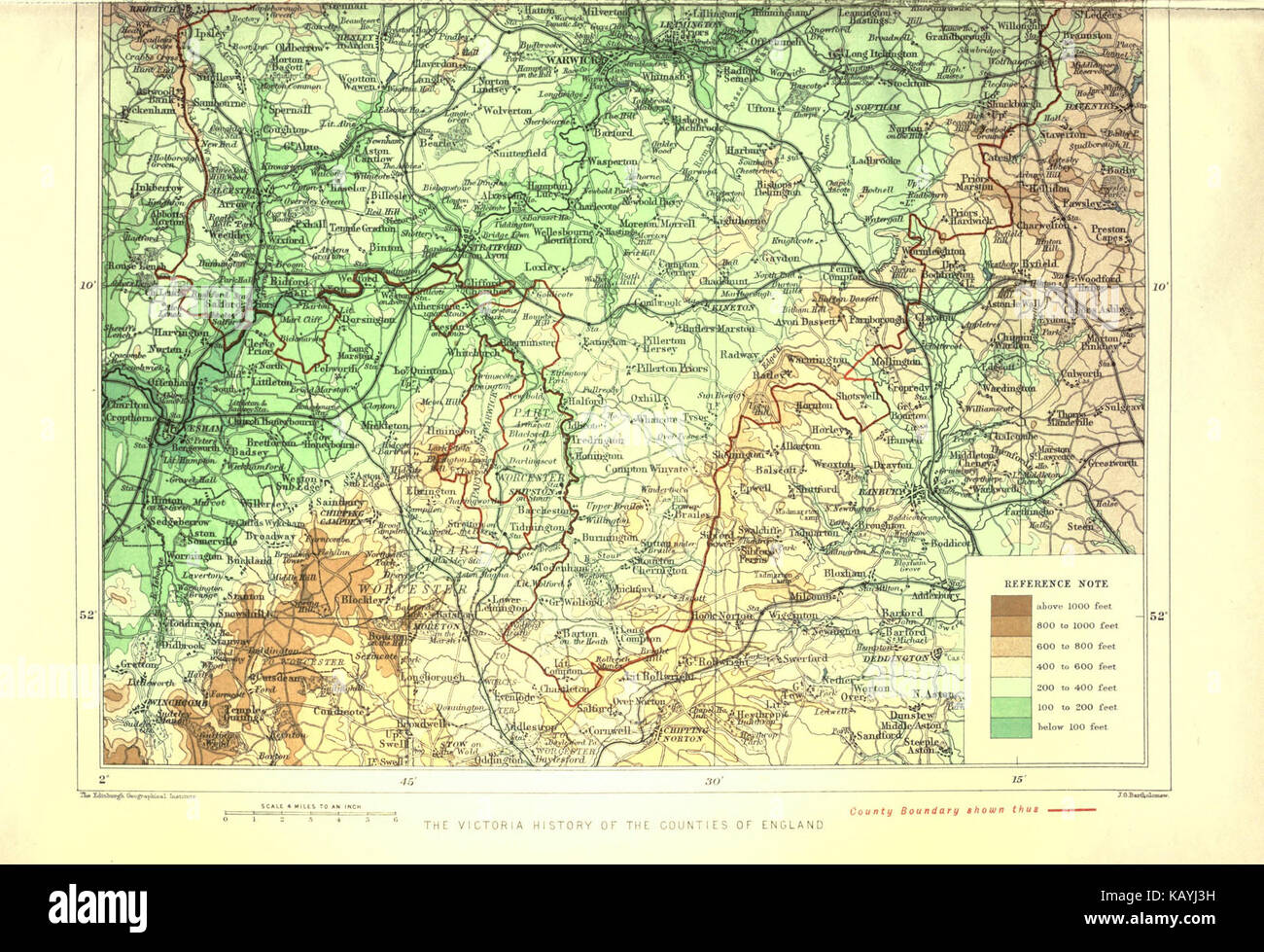 The Victoria history of the county of Warwick BHL22110586 Stock Photo ...