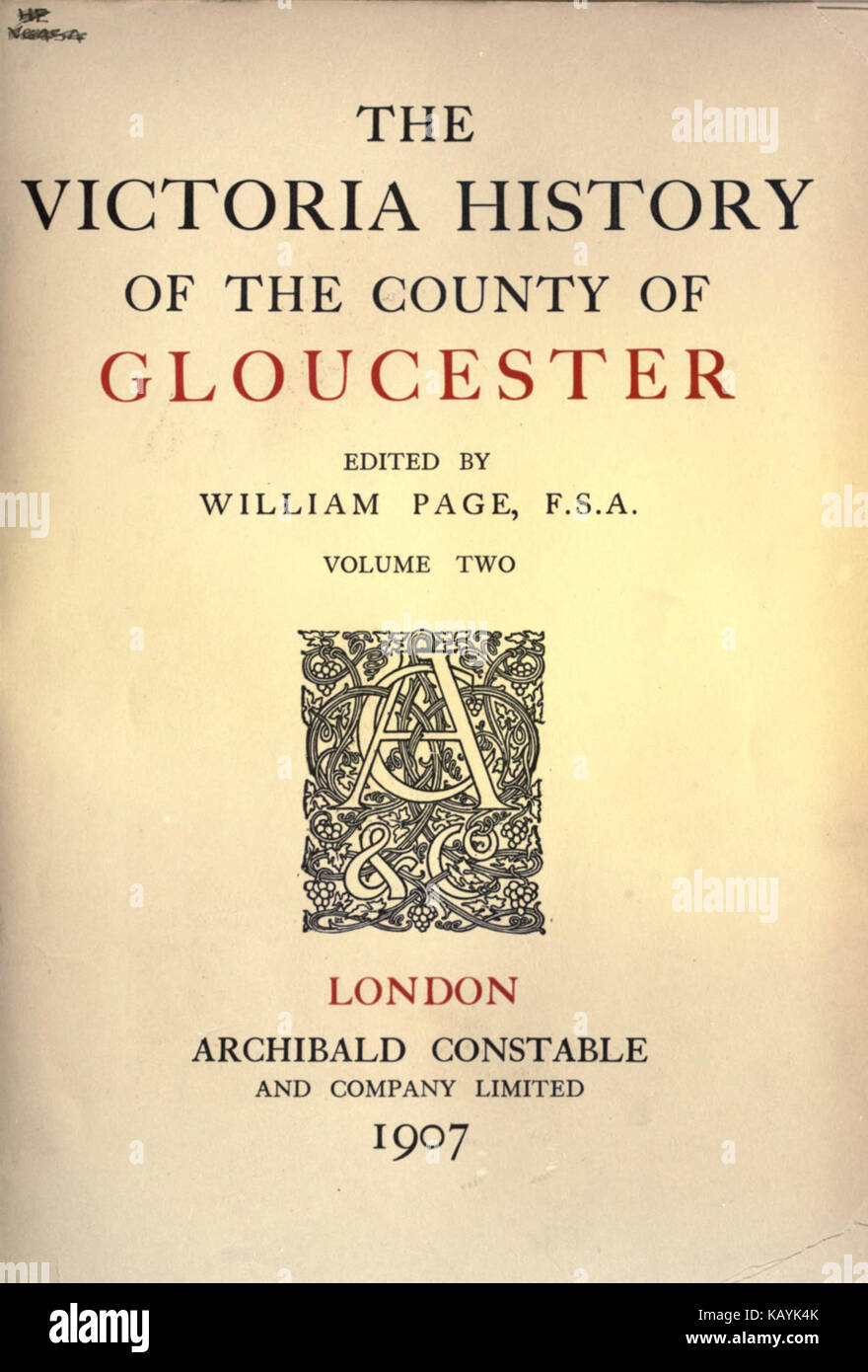 The Victoria History of the County of Gloucester offers a detailed ...