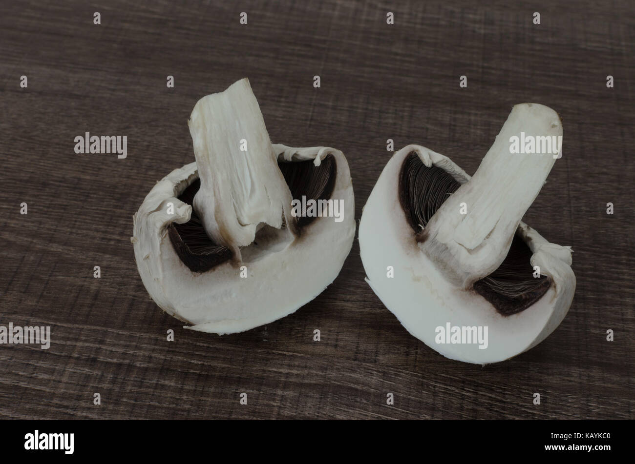 Mushroom cut in half hi-res stock photography and images - Alamy