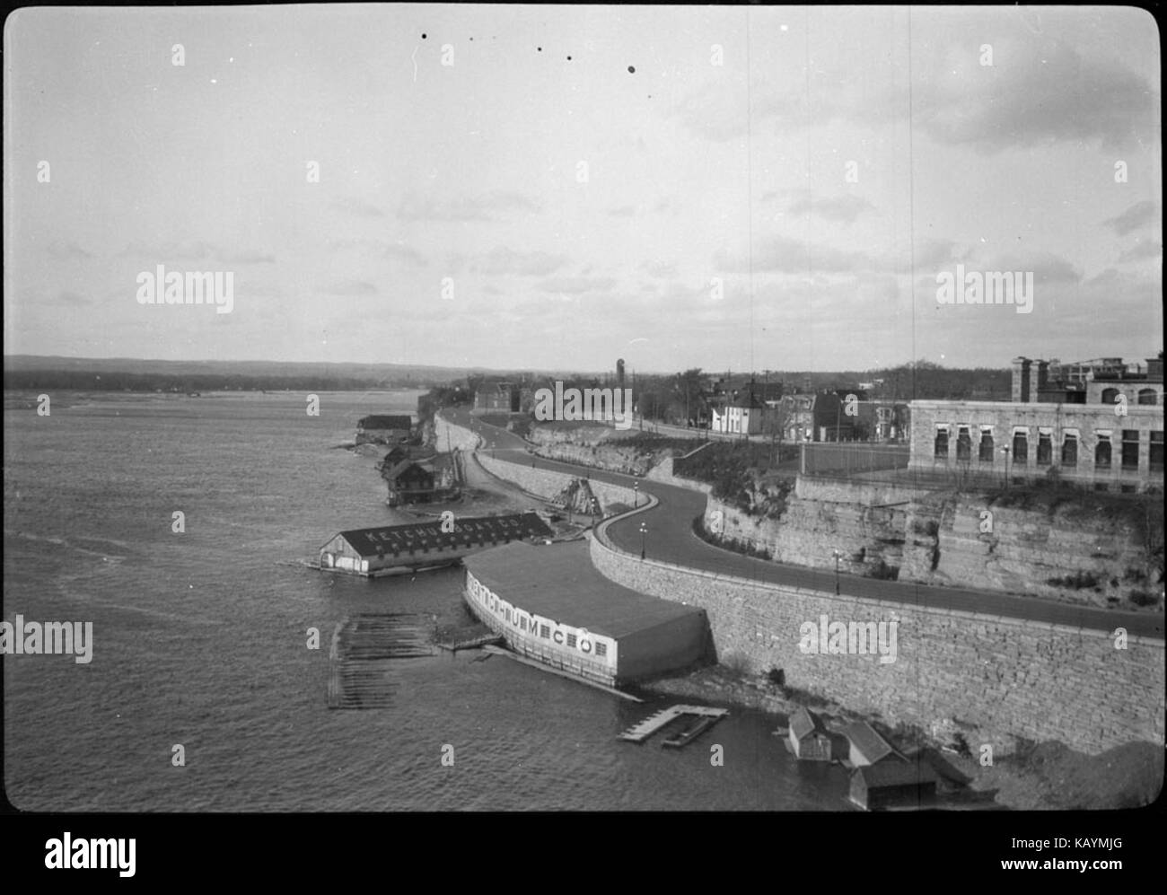 Panoramic photograph from point Black and White Stock Photos & Images ...