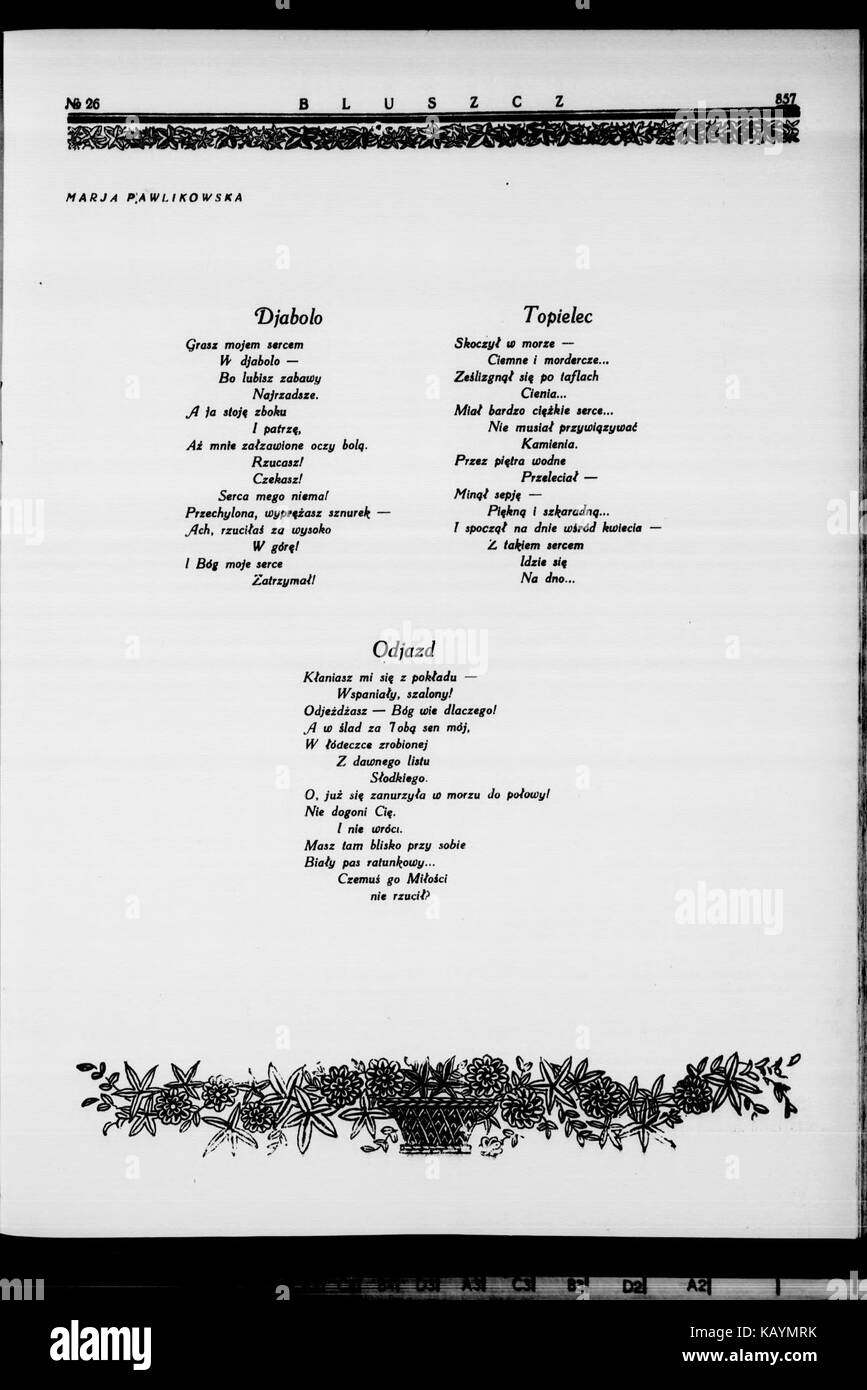 Bluszcz Black and White Stock Photos & Images - Alamy