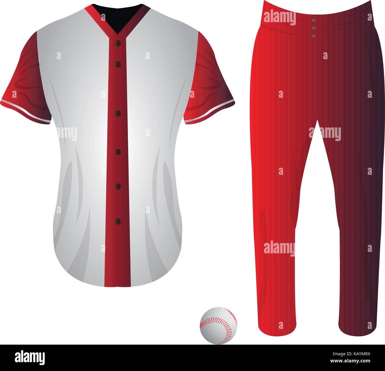 Isolated baseball uniform Stock Vector Image & Art - Alamy