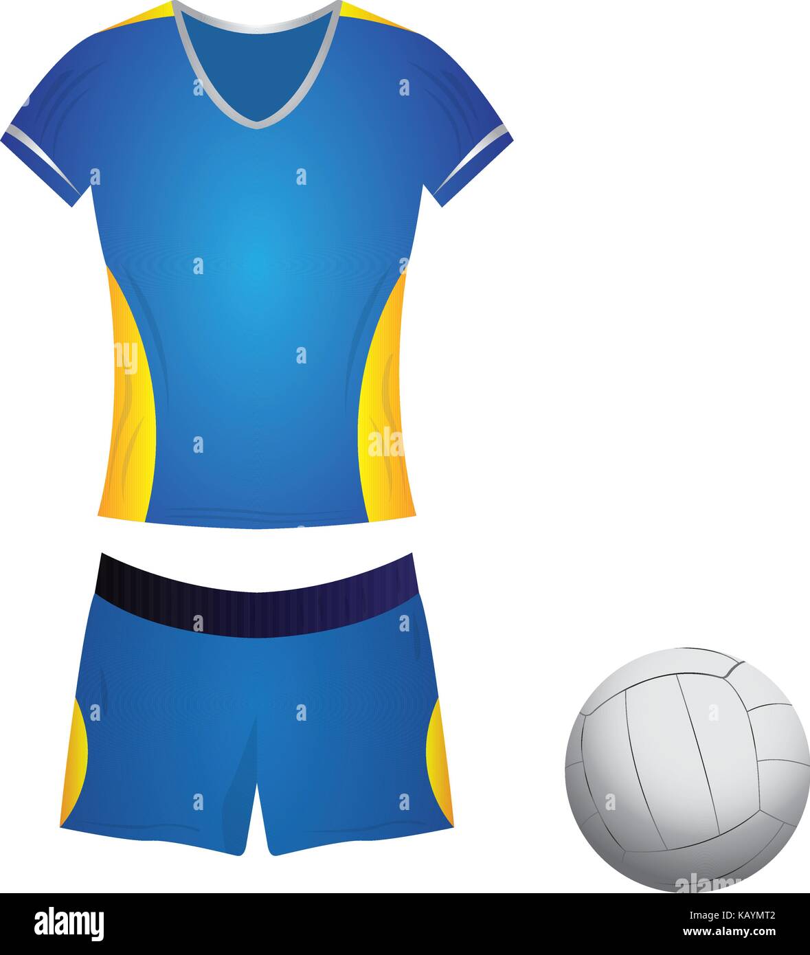Isolated volleyball uniform Stock Vector Image & Art - Alamy
