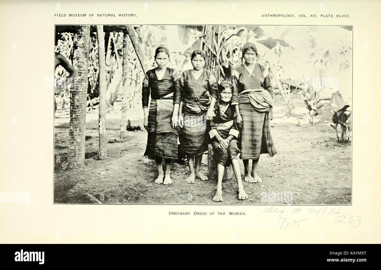 The wild tribes of Davao district, Mindanao BHL2660367 Stock Photo - Alamy