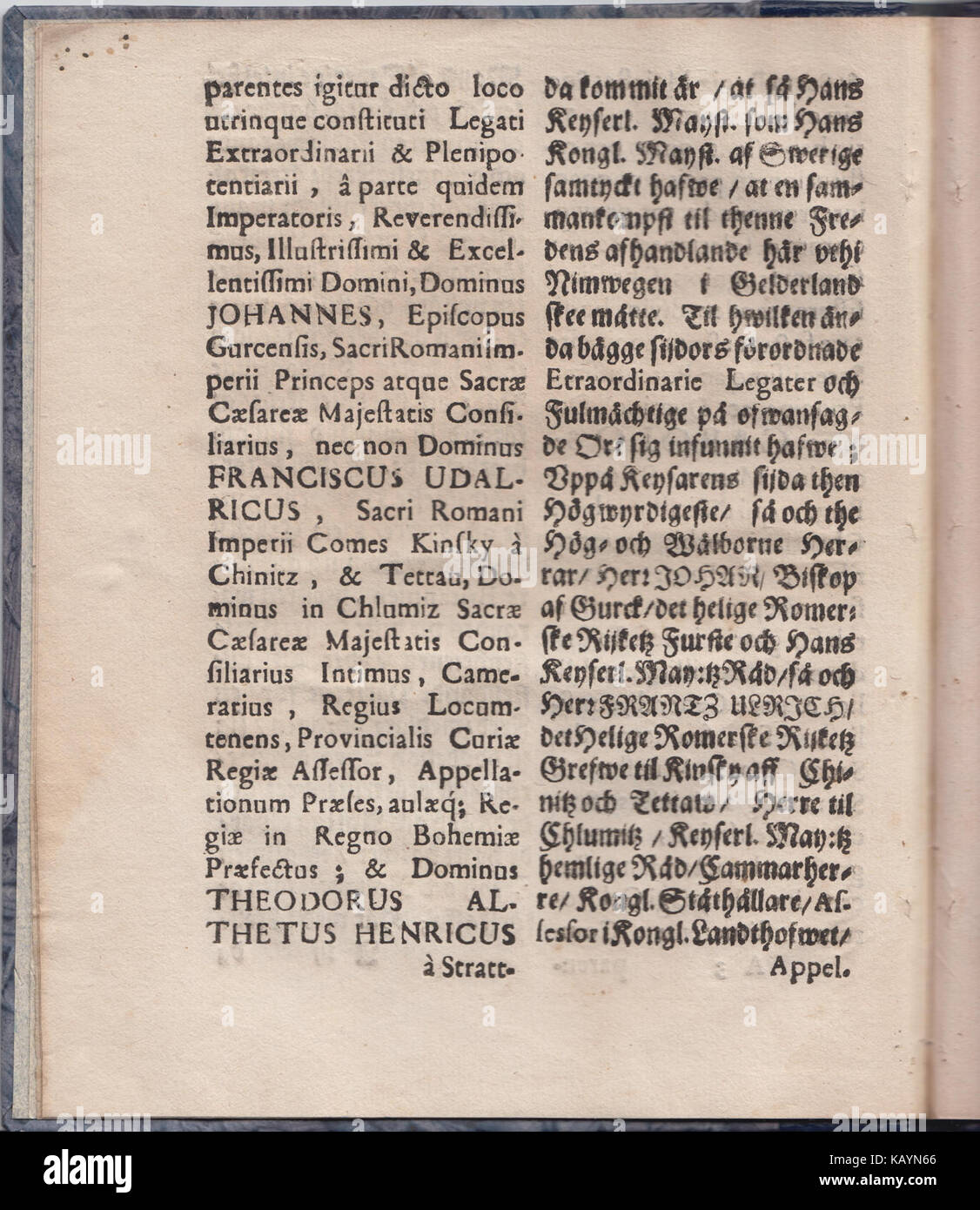 Treaty of Nijmegen between Sweden and the Holy Roman Empire 1679 05 ...