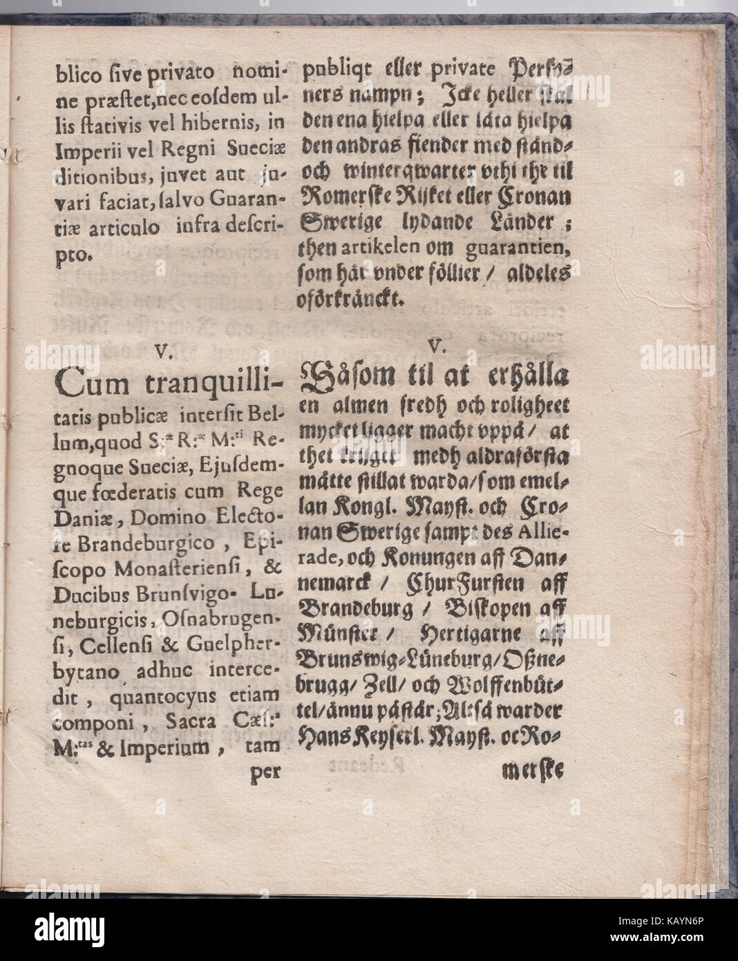 Treaty of Nijmegen between Sweden and the Holy Roman Empire 1679 14 ...
