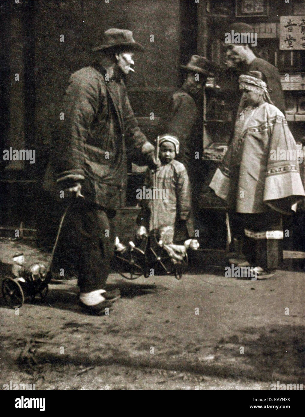 The Toy Peddler Genthe Stock Photo - Alamy