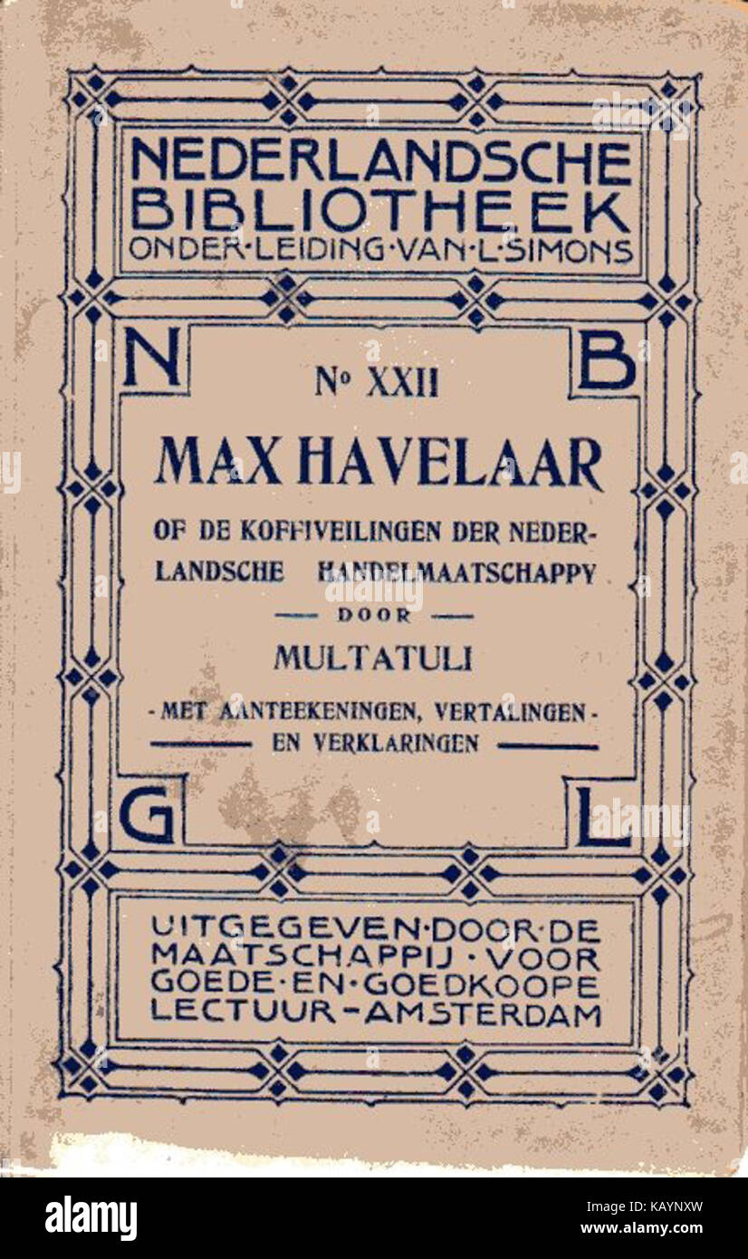 Max havelaar hi-res stock photography and images - Alamy