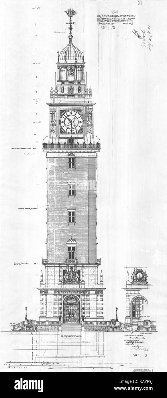 Historical clock tower monuments Black and White Stock Photos & Images ...