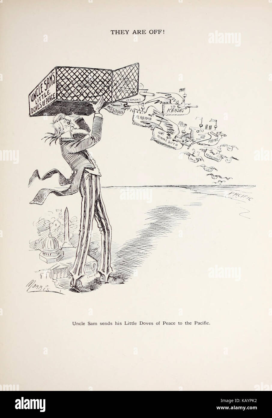 1900s political cartoons hi-res stock photography and images - Alamy