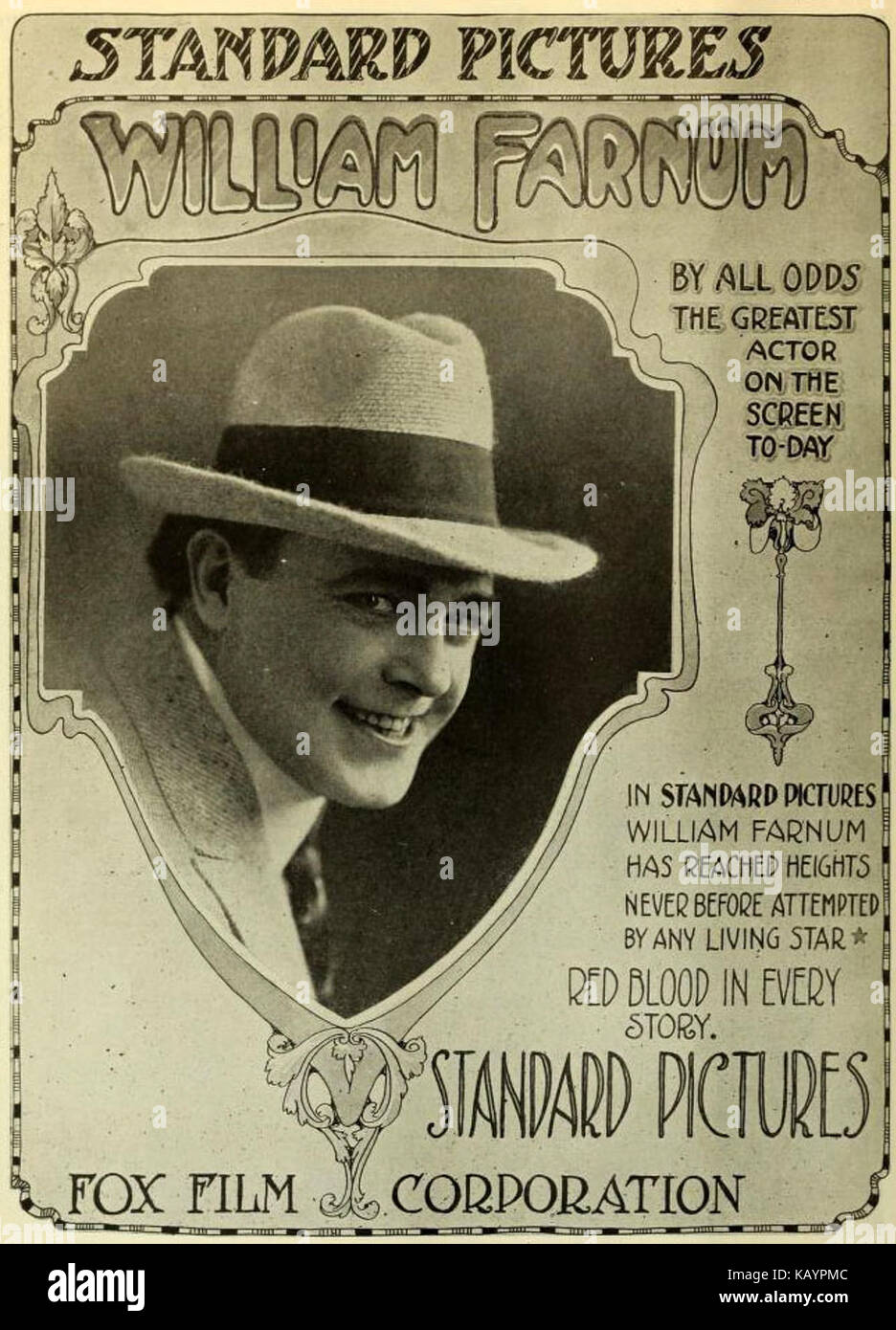 William Farnum 1917 Stock Photo - Alamy