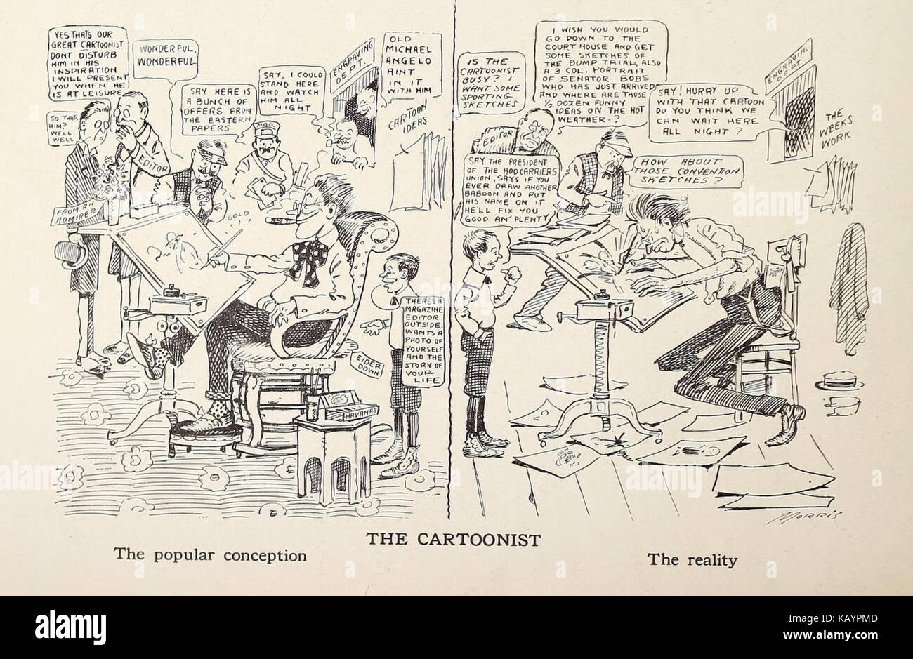 1930s political cartoon hi-res stock photography and images - Alamy