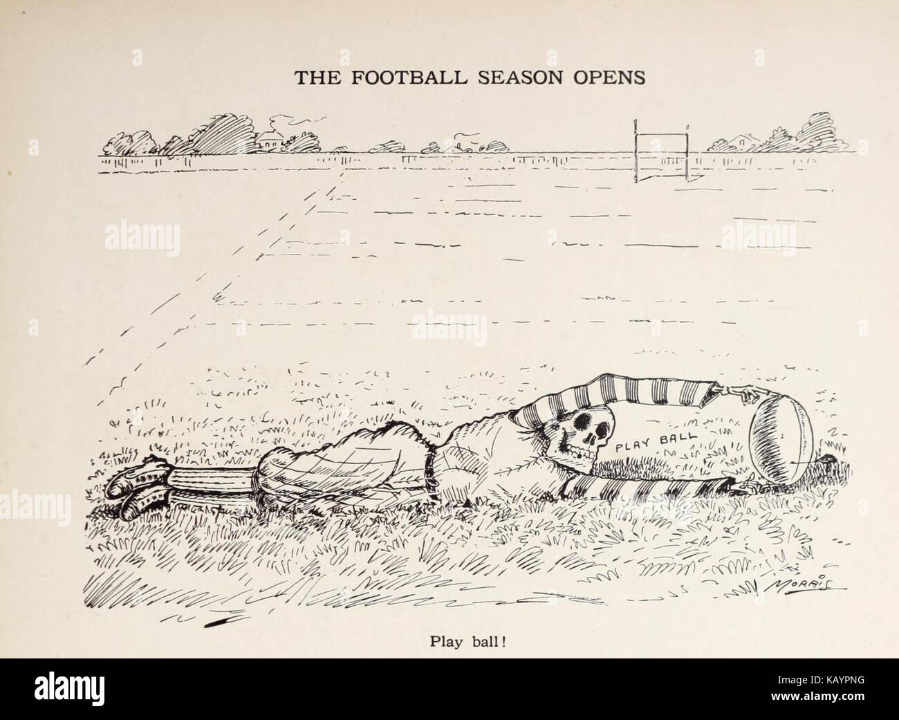 WCMorris Spokesman Review cartoons 099 Stock Photo - Alamy