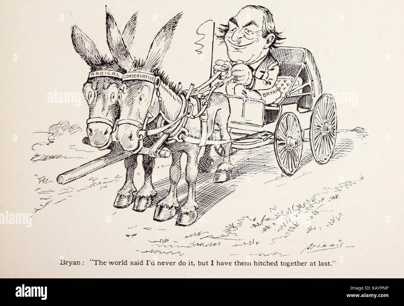 WCMorris Spokesman Review cartoons 104 Stock Photo - Alamy