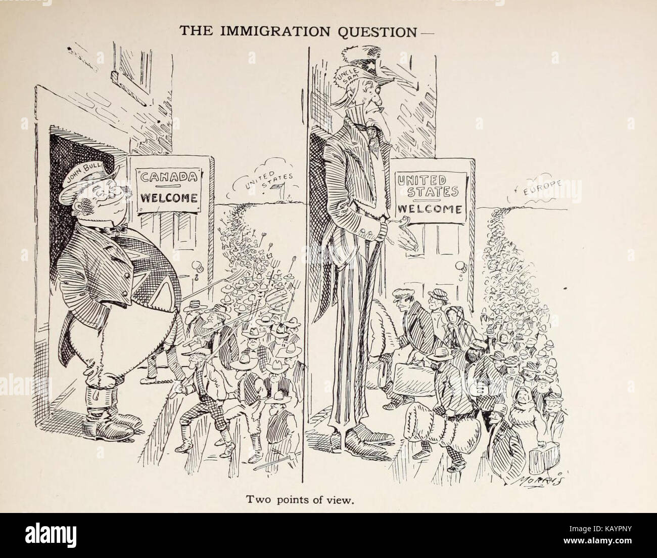 Political editorial cartoons hi-res stock photography and images - Alamy