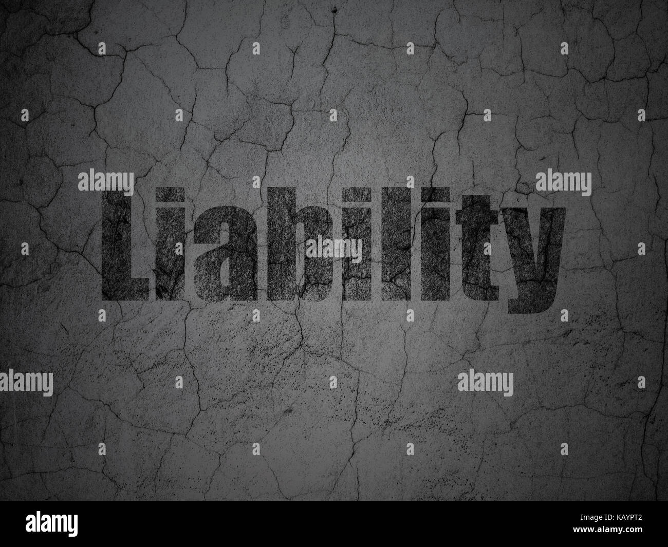 Insurance concept: Liability on grunge wall background Stock Photo - Alamy