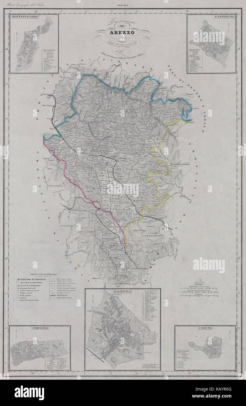 Mapa De Monumentos De Arezzo
