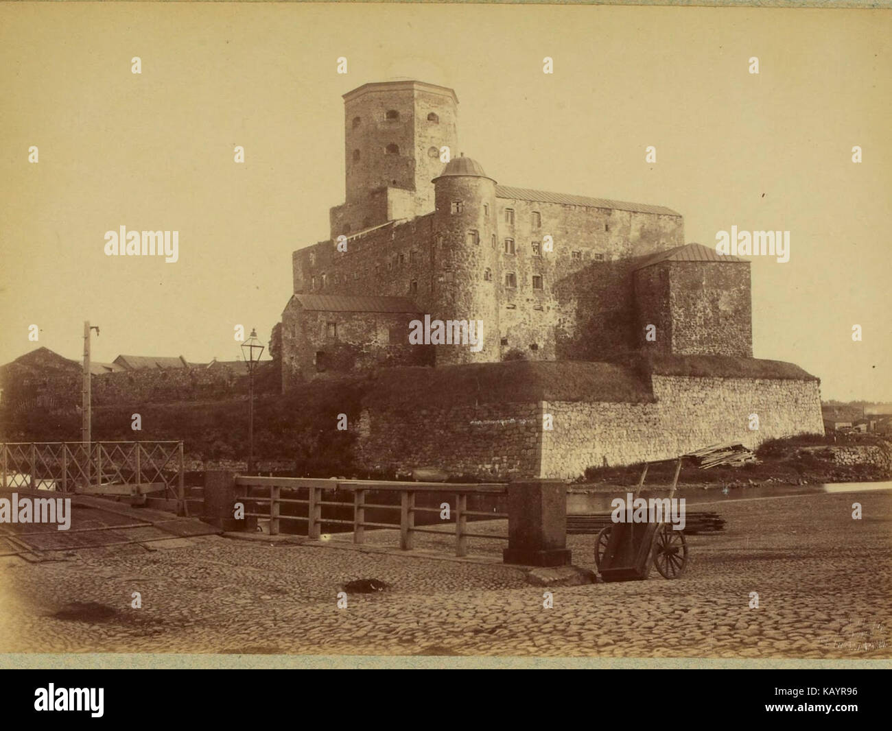 Viipurin Linna vuonna 1885 Vyborg Castle in 1885 Stock Photo - Alamy