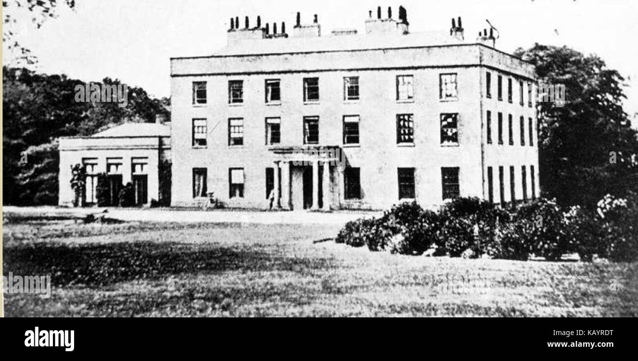 Whitworth Hall 1876 Stock Photo - Alamy