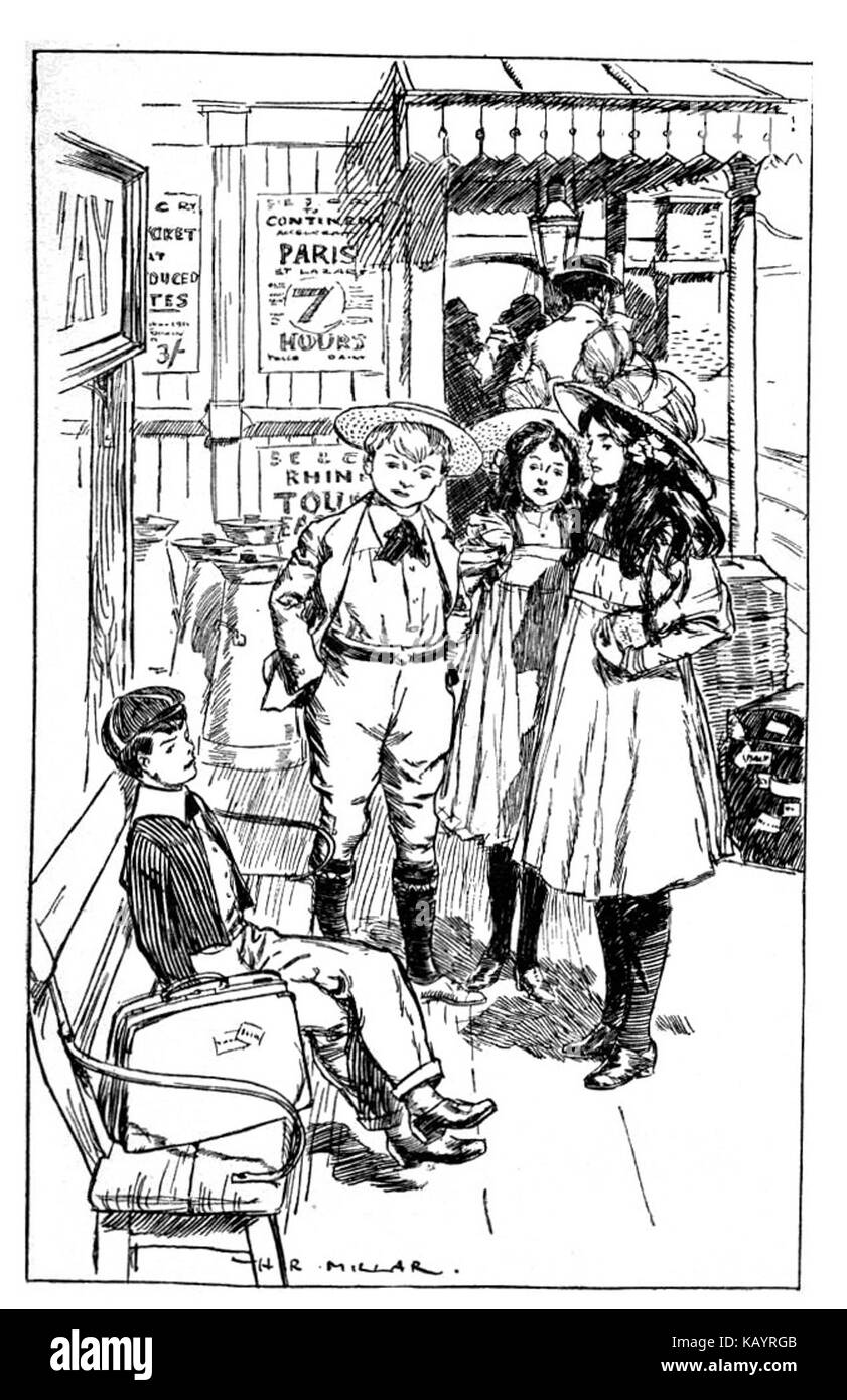 Detailed garden scene Black and White Stock Photos & Images - Alamy