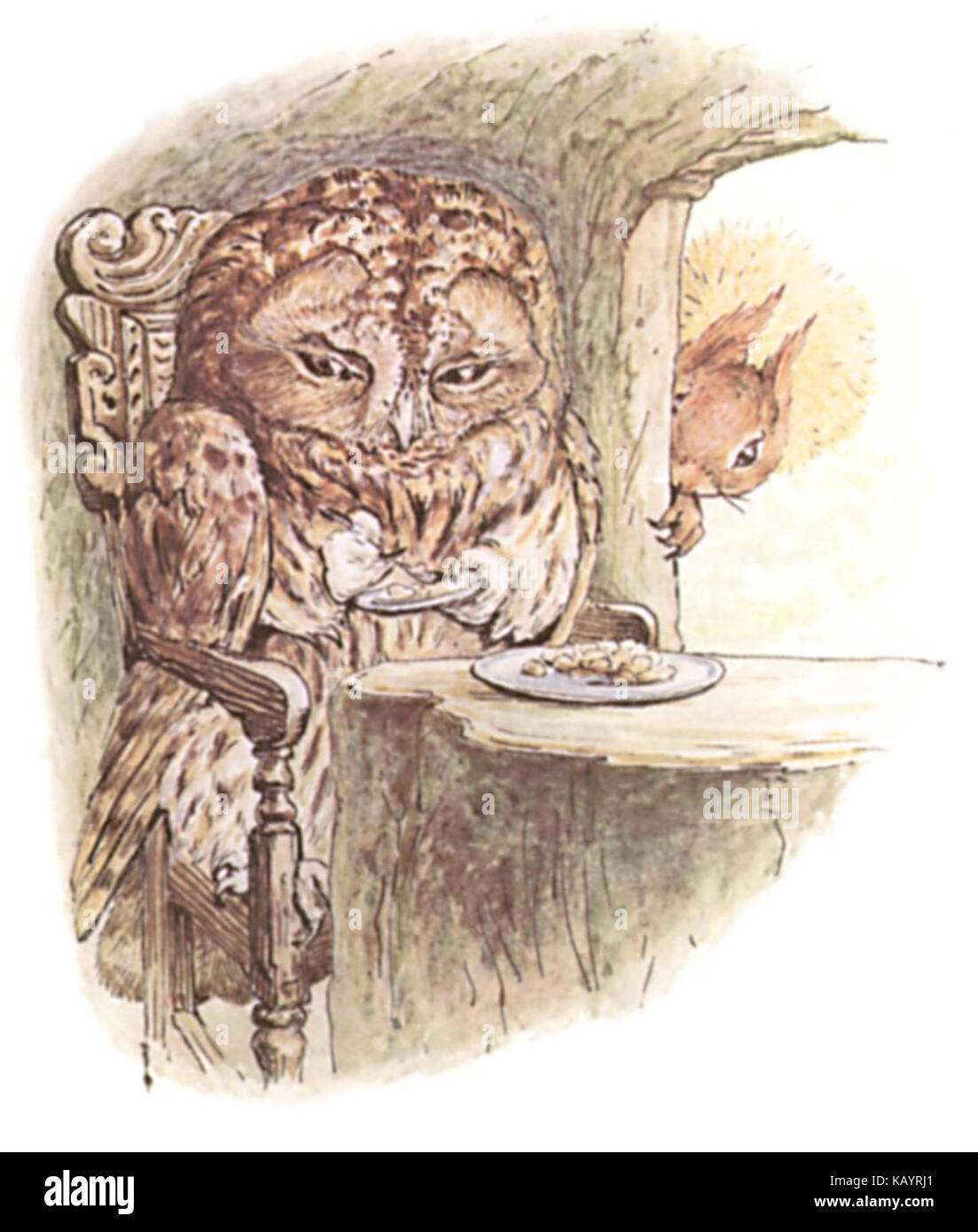 The Tail of Squirrel Nutkin page 40 Stock Photo - Alamy