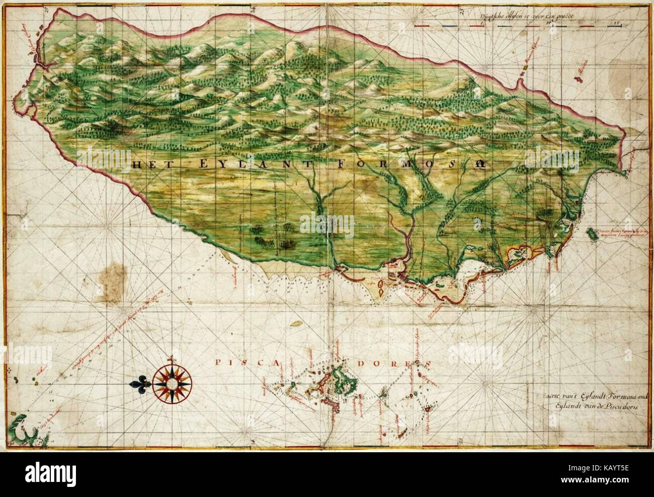 The Island Formosa and the Pescadores Stock Photo - Alamy