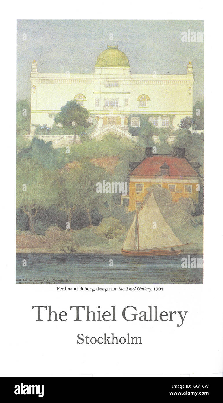 Art gallery with paintings Cut Out Stock Images & Pictures - Alamy