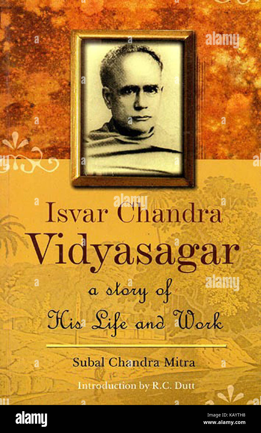 Vidyasagar biography cover Stock Photo - Alamy